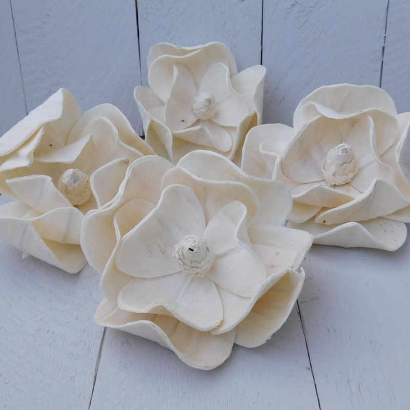 Tapioca Wood Flowers - Etsy