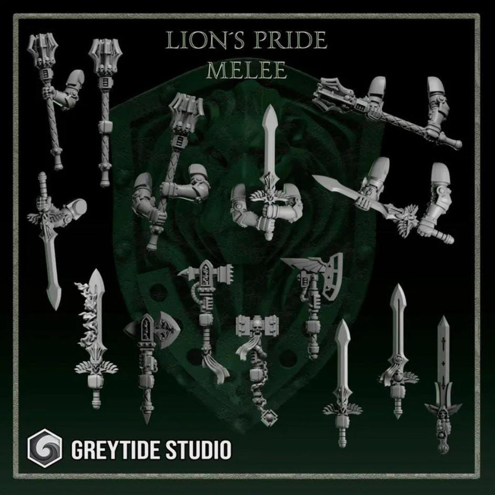 Lions Pride Core Set Greytide Studio - Etsy