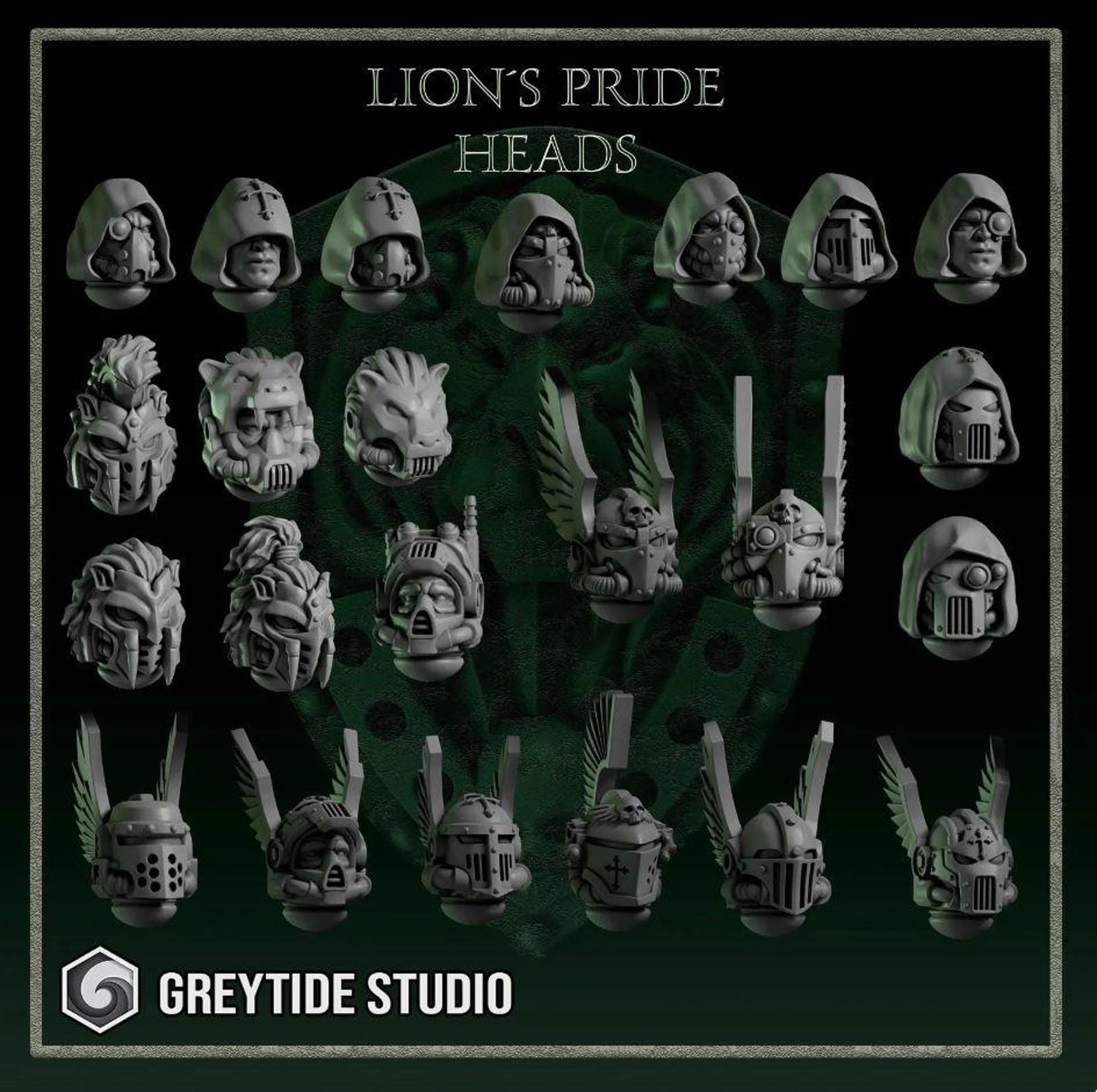 Lions Pride Core Set Greytide Studio - Etsy