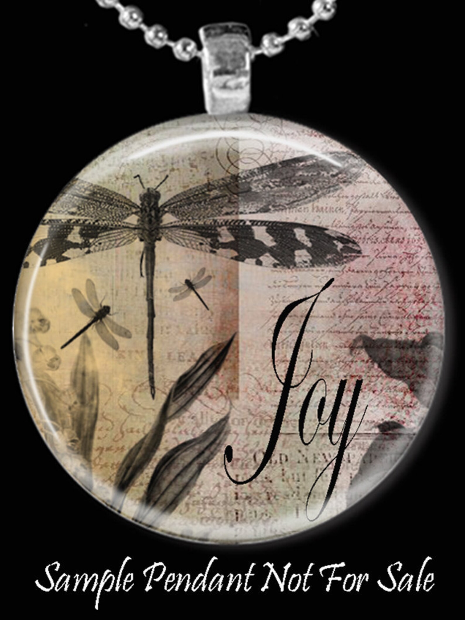 Dragonflies Moon Inspirational Words Ephemera Instant Download 4 Pages ...