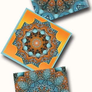 Mandala Square Tiles Instant Download 1 and 2 Inch Resin Glass Scrabble ...