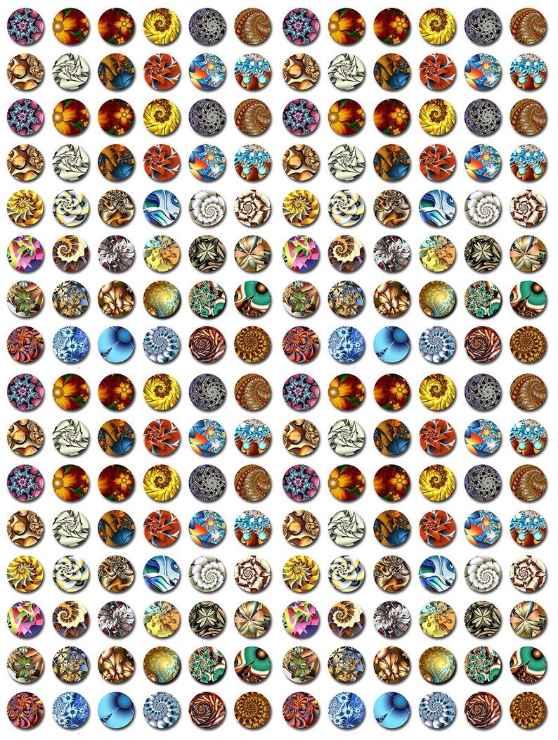 Abstract Designs Rounds Circles Instant Download for Glass Resin ...