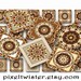 Mandala Square Tiles Digital Image Instant Download Resin Glass ...