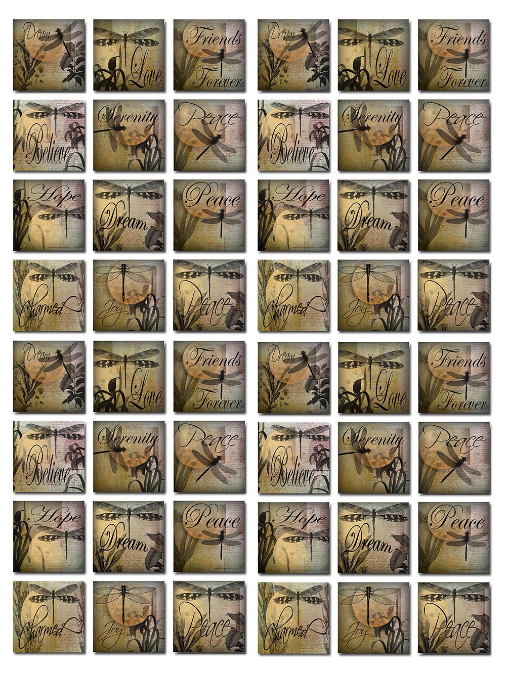 Dragonflies Inspirational Words Digital Image Instant Download - Etsy