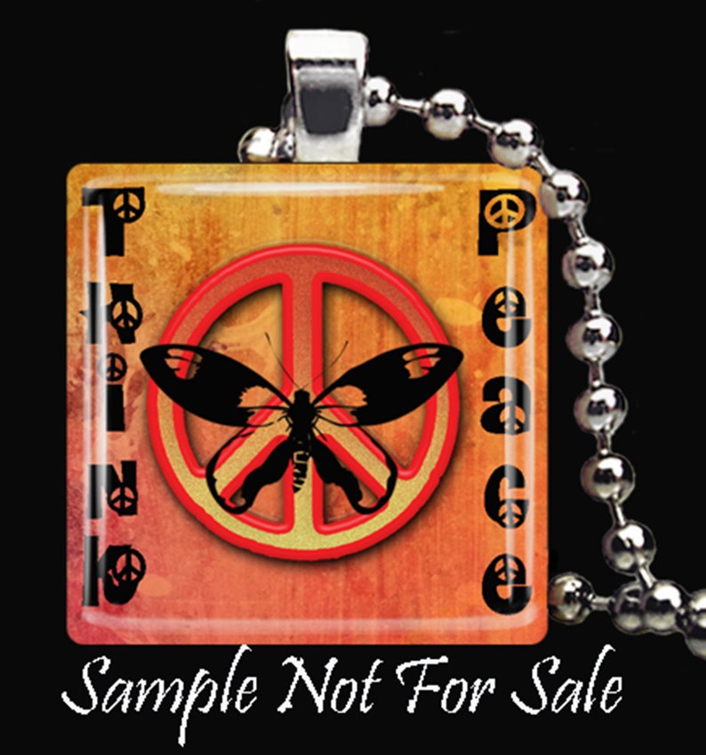 Peace Sign Symbol Square Instant Download 1 and 2 Inch Resin Glass ...