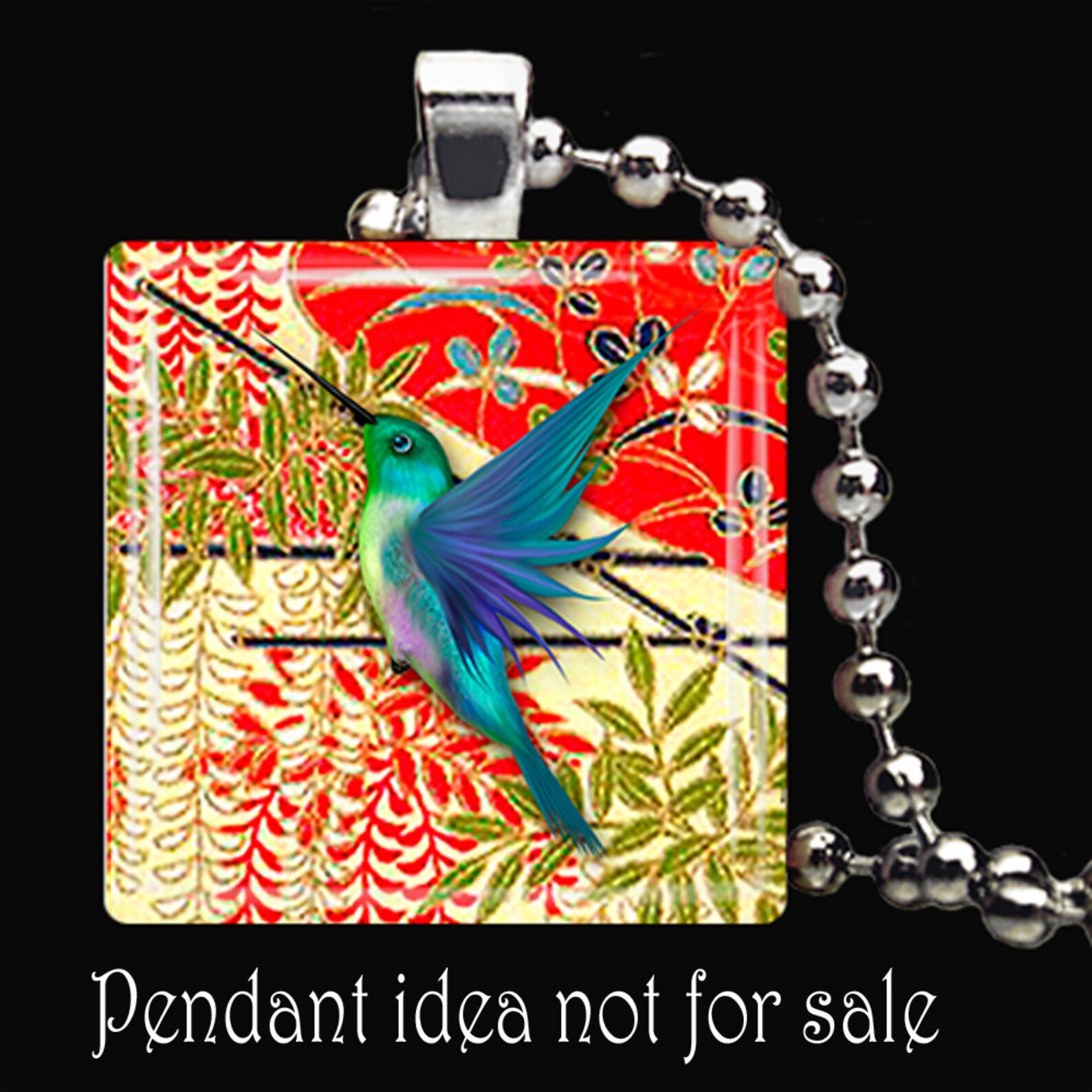 Hummingbird Japanese Chiyogami Paper Square Instant Download 1 and 2 ...