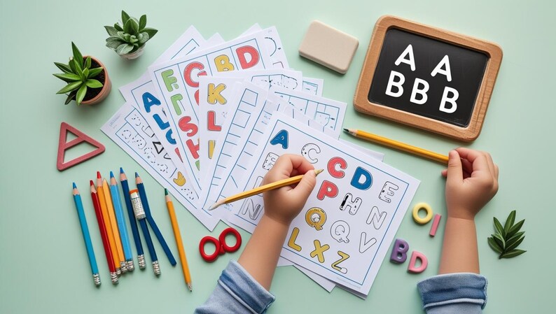 Neat Handwriting Practice Sheets | Printable ABC Letter Tracing ...
