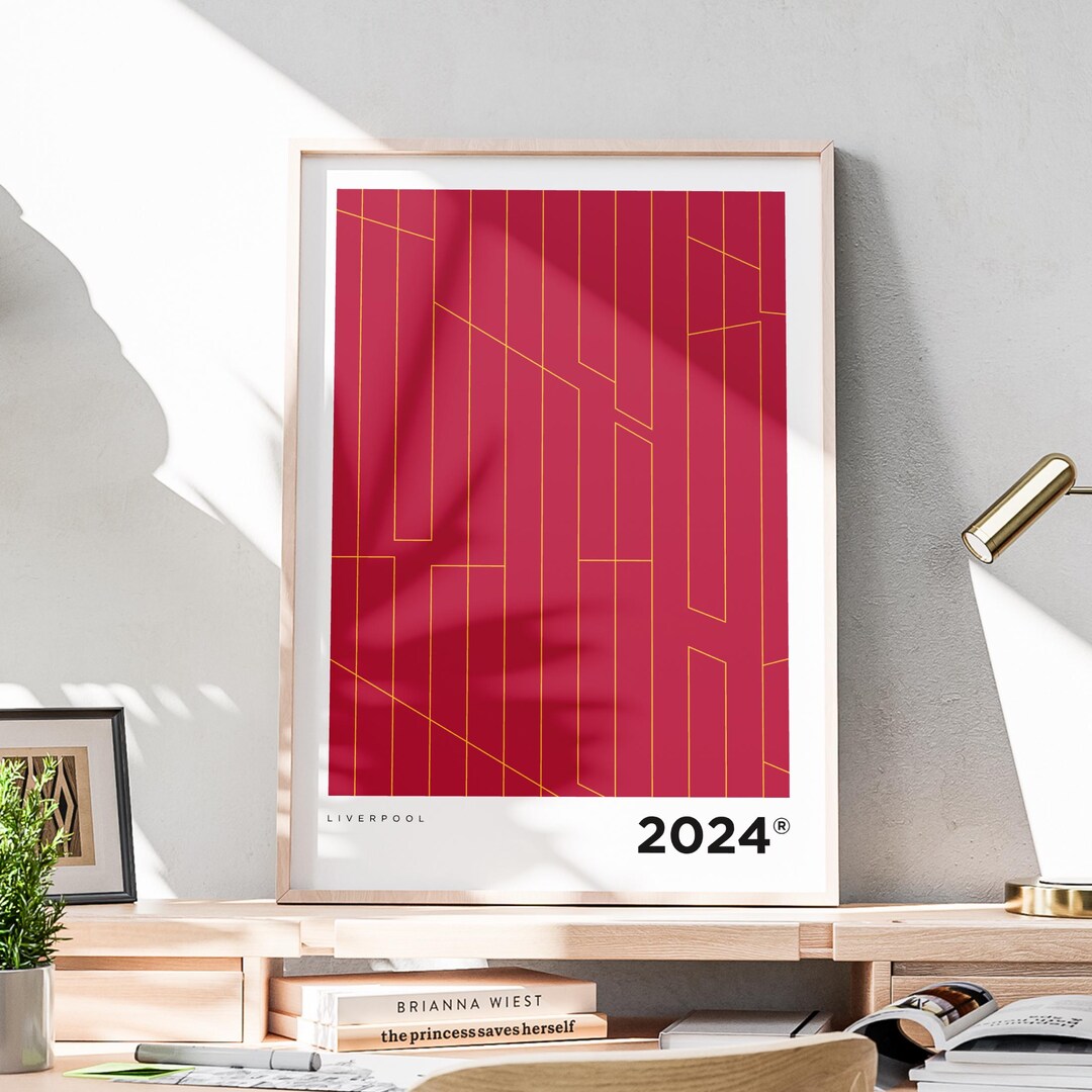 Liverpool Football Print | Retro Team Shirt Poster | Games Room Man ...