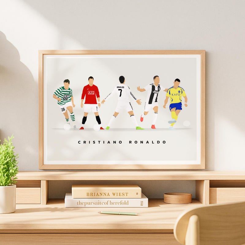 Ronaldo Quote Poster Print - Etsy UK