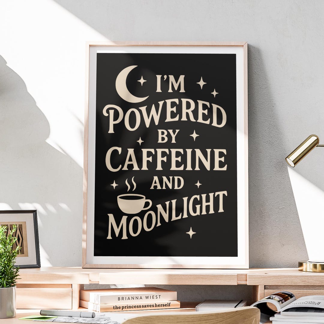 Witchcraft Wiccan Wall Art | Download | Coffee Witch Moon Magic ...