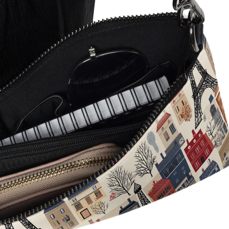 Parisian Chic Purse | French Eiffel Tower Handbag | Elegant Paris ...