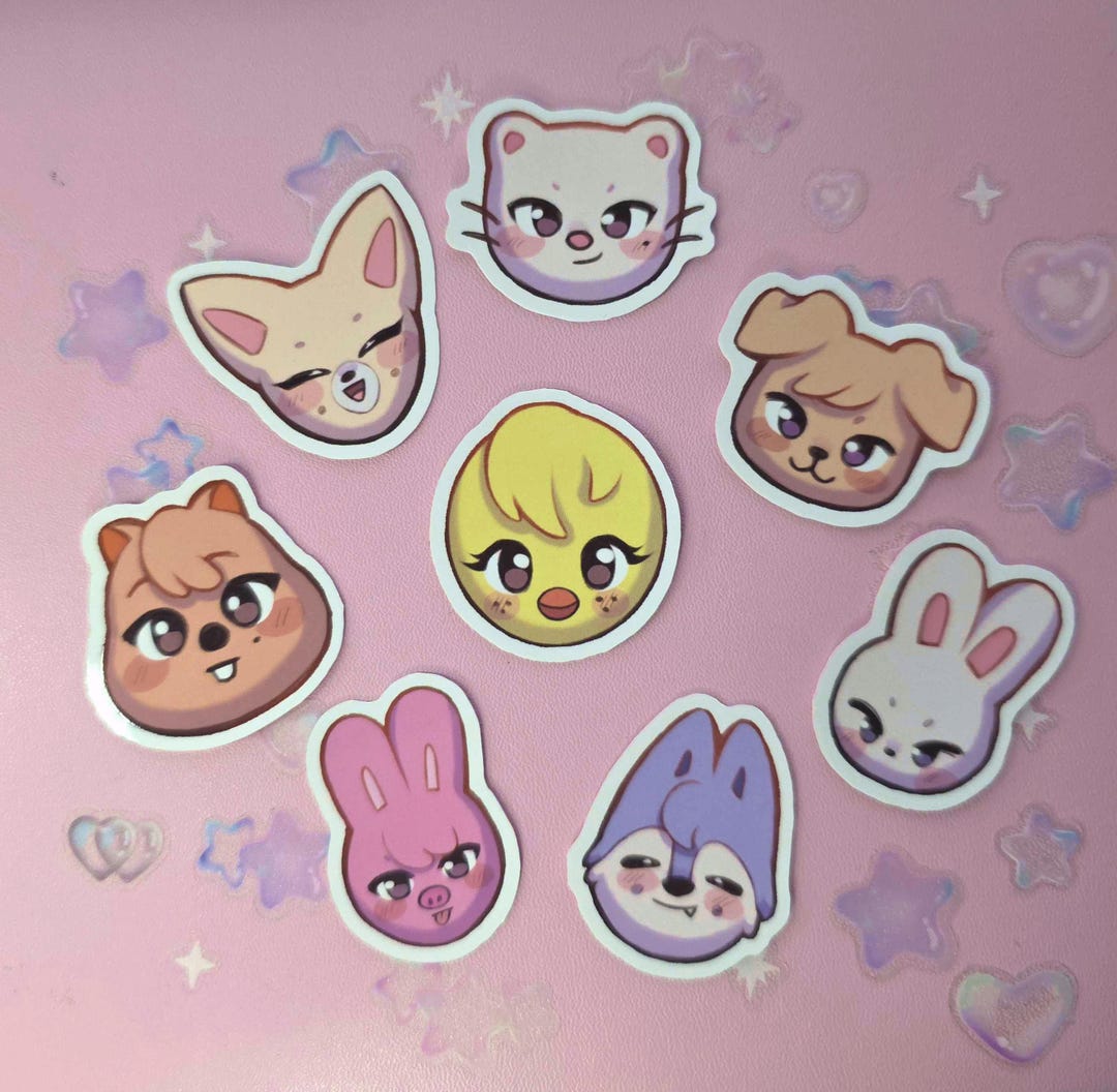 SKZOO Stickers | Stray Kids Fanart | Kpop Illustration - Etsy