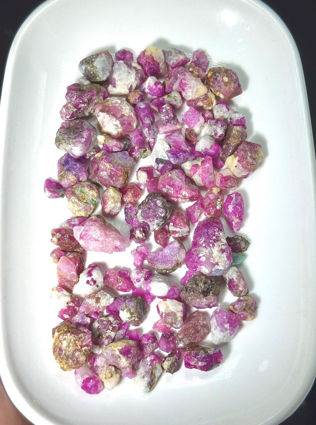 85 Grams Raw Pink Ruby Crystals – July Birthstone, Madagascar - Etsy