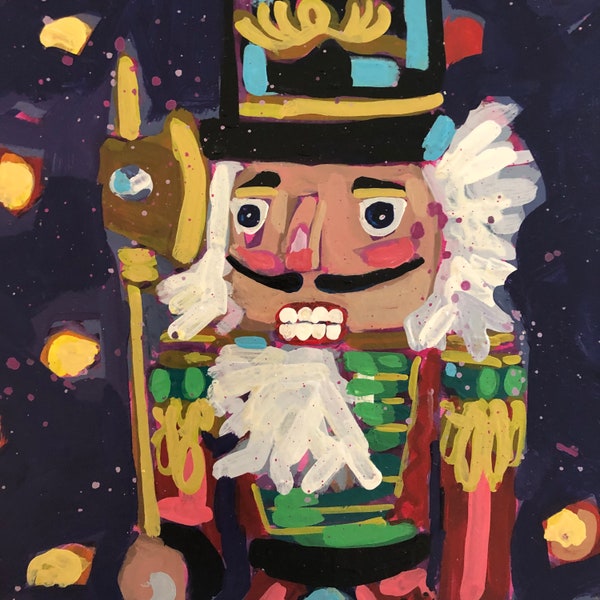 Nutcracker Painting - Etsy
