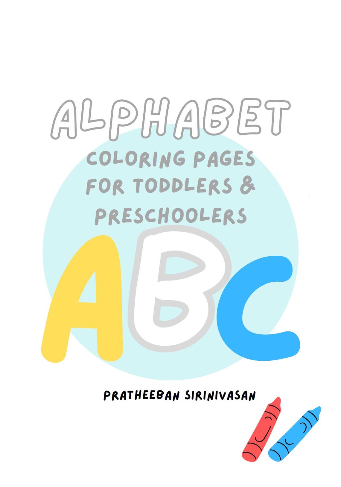 Alphabet Coloring Pages for Toddlers & Preschoolers - Etsy