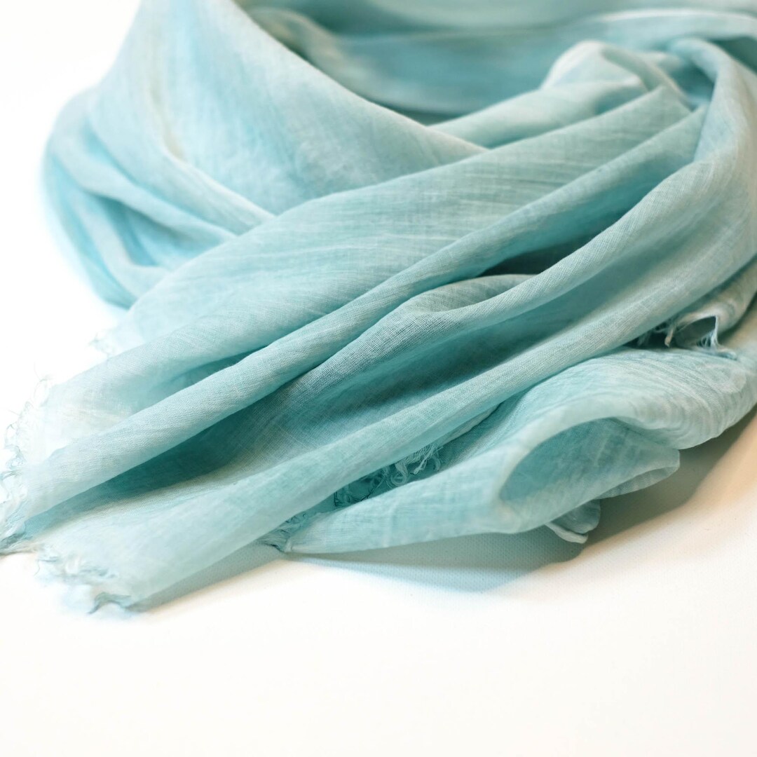 Aqua Scarf, Beach Scarf, Lightweight Travel Scarf, Seafoam Green ...