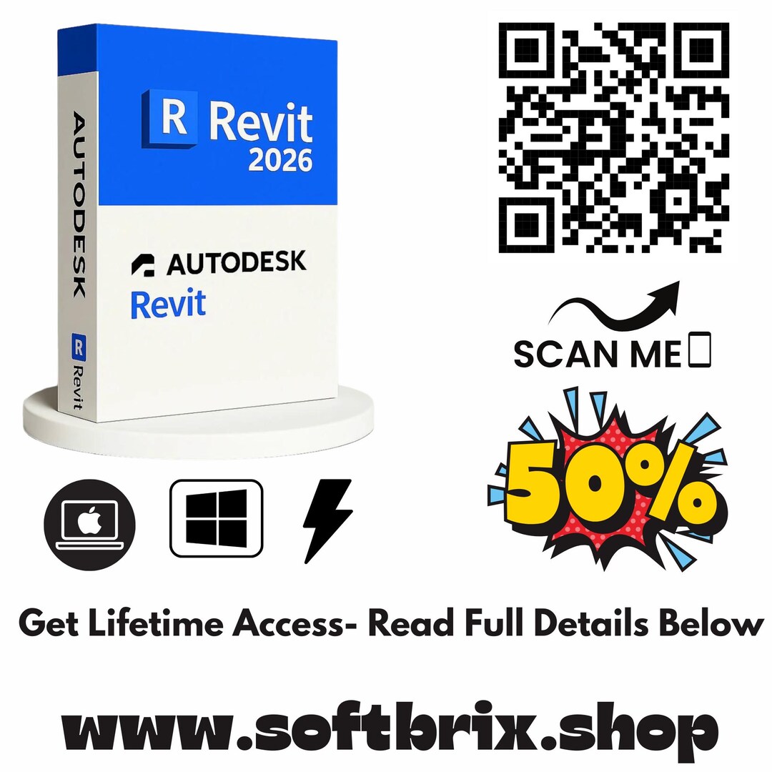 Autodesk Revit 2026 – Modern Design Tool | No Renewal Required Only on ...