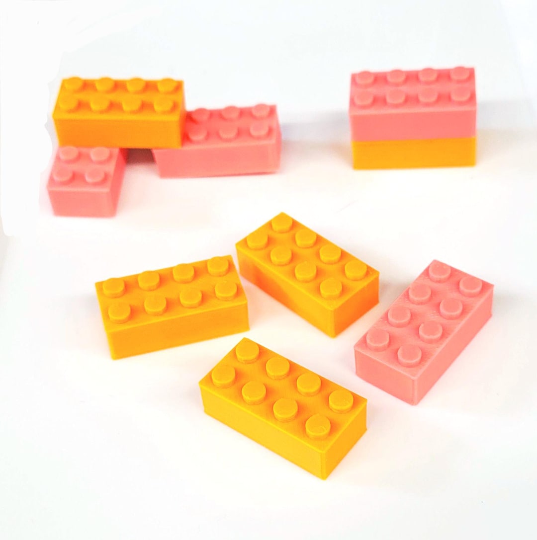 3D Printed Building Bricks – Choose Your Color – Compatible With ...