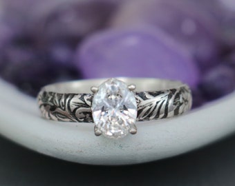 Engagement & Wedding Rings Inspired by Nature & by MoonkistDesigns
