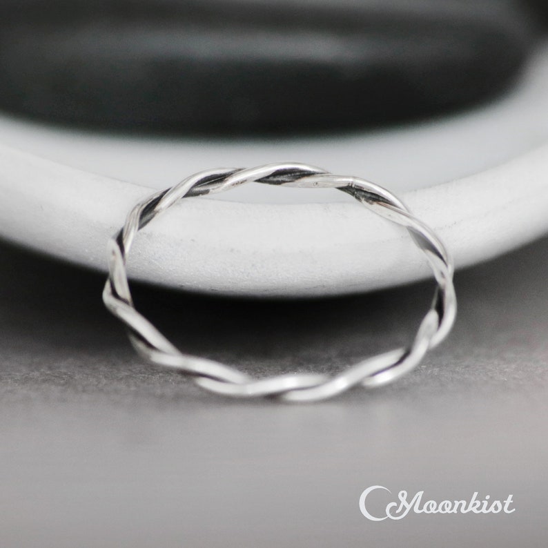 Thin Infinity Ring Loose Twist Ring Wedding Band Twist - Etsy