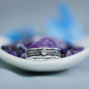 Sterling Silver Fern Ring, Nature Inspired Lesbian Engagement Ring ...