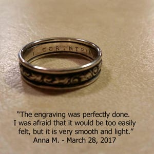Custom Personalized Inside Ring Engraving for Engagement Rings, Wedding ...