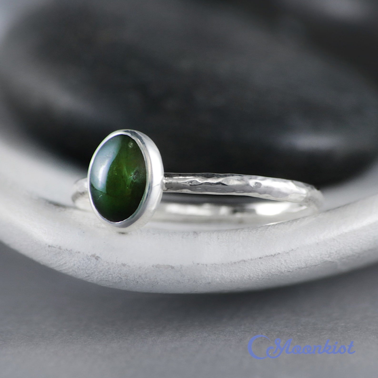 Delicate Oval Jade Promise Ring Sterling Silver Jade Ring - Etsy