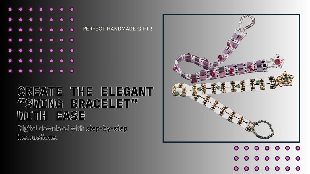 Beaded Cuff Bracelet Tutorial: DIY Jewelry Making - Step-by-step ...