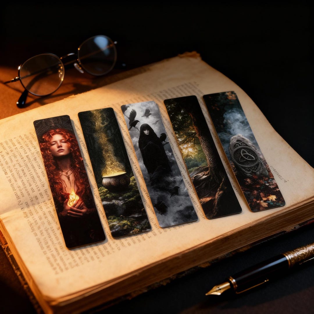 Celtic Mythology Printable Bookmarks | Ready to Print | Bookworm Gift ...