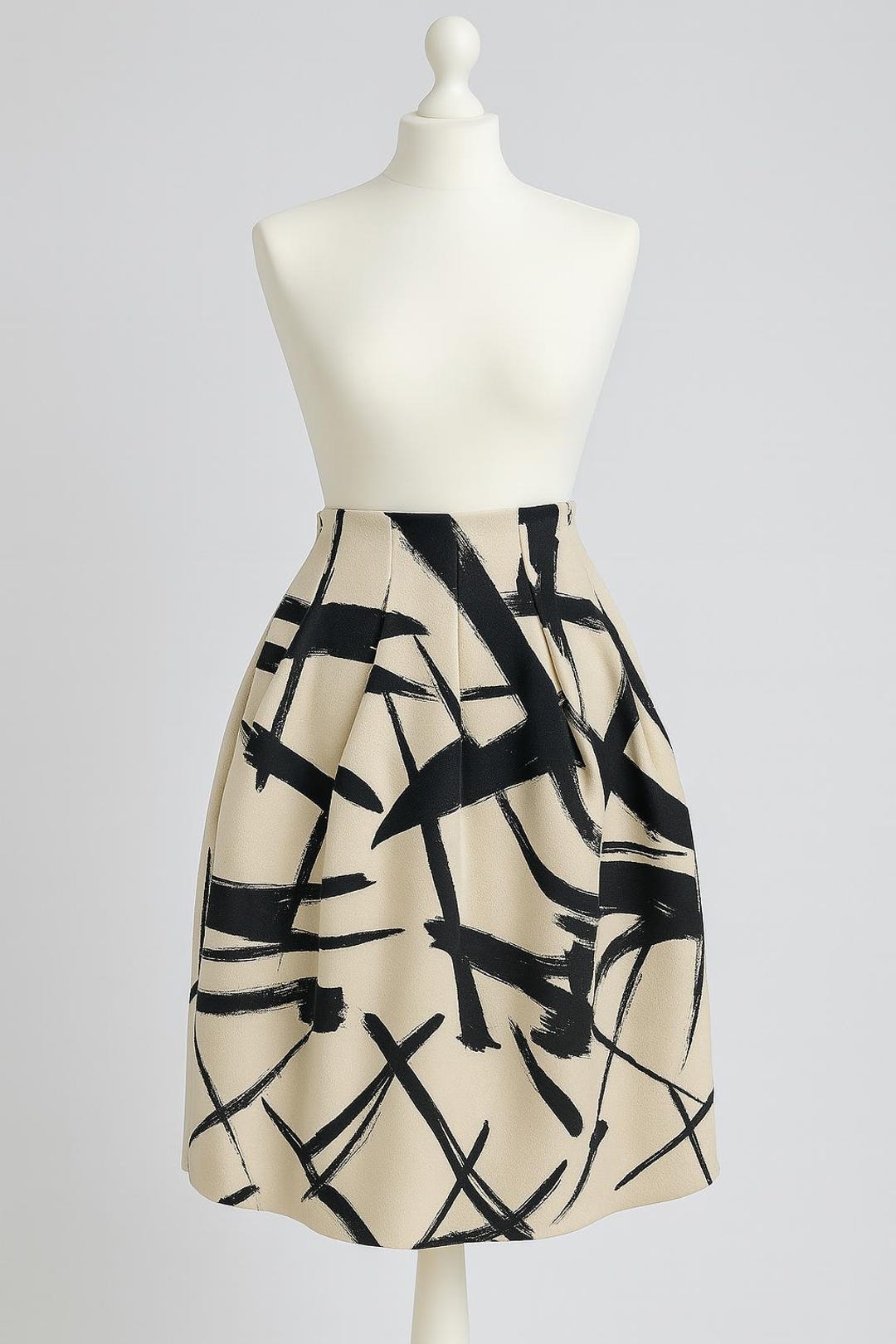 Structured Scuba Suede Skirt - Etsy