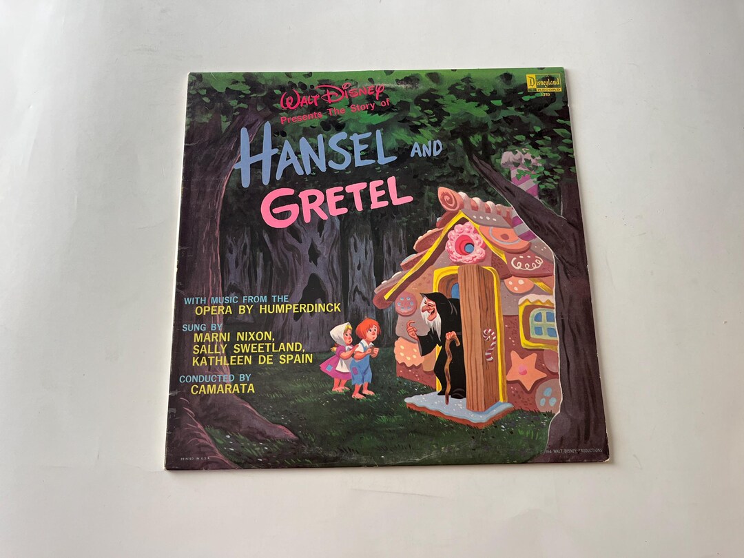 Hansel and Gretel Vinyl Record LP - 1964 Disneyland Records - Etsy