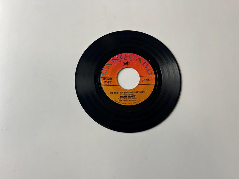 Joan Baez - the Night They Drove Old Dixie Down - Vintage 45rpm Record ...