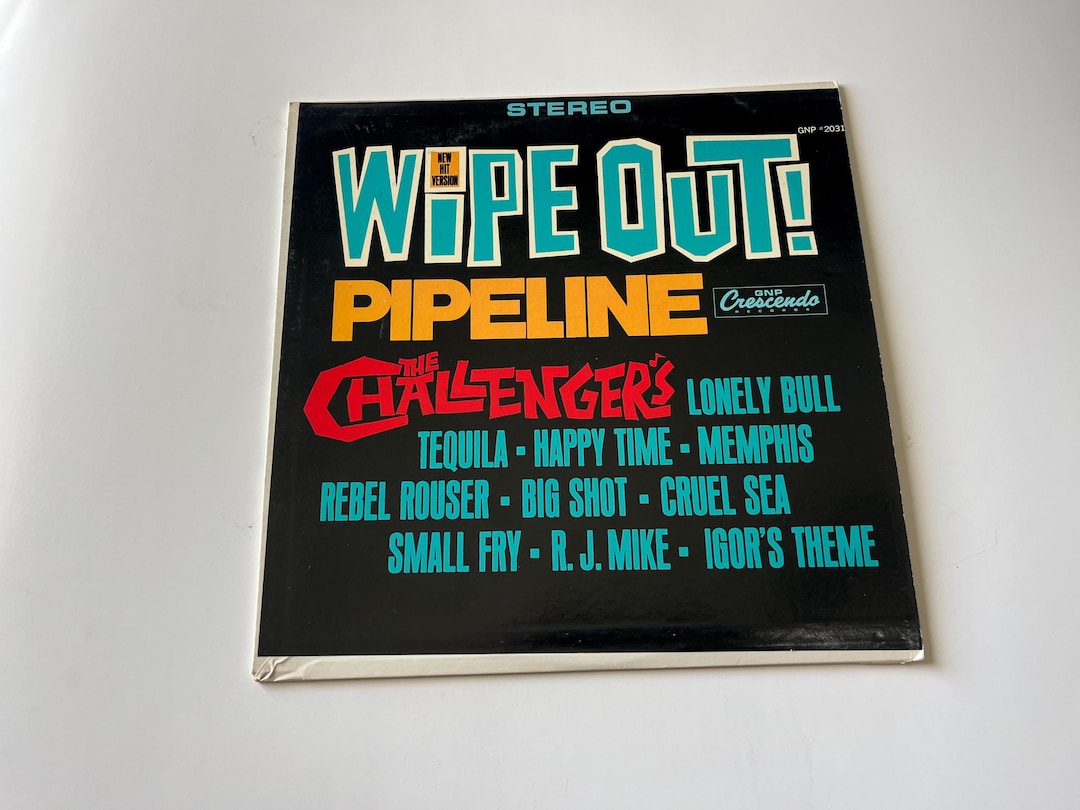 The Challenger's Wipe Out! Vinyl Record LP ST-91073 G.N.P. Cresendo ...