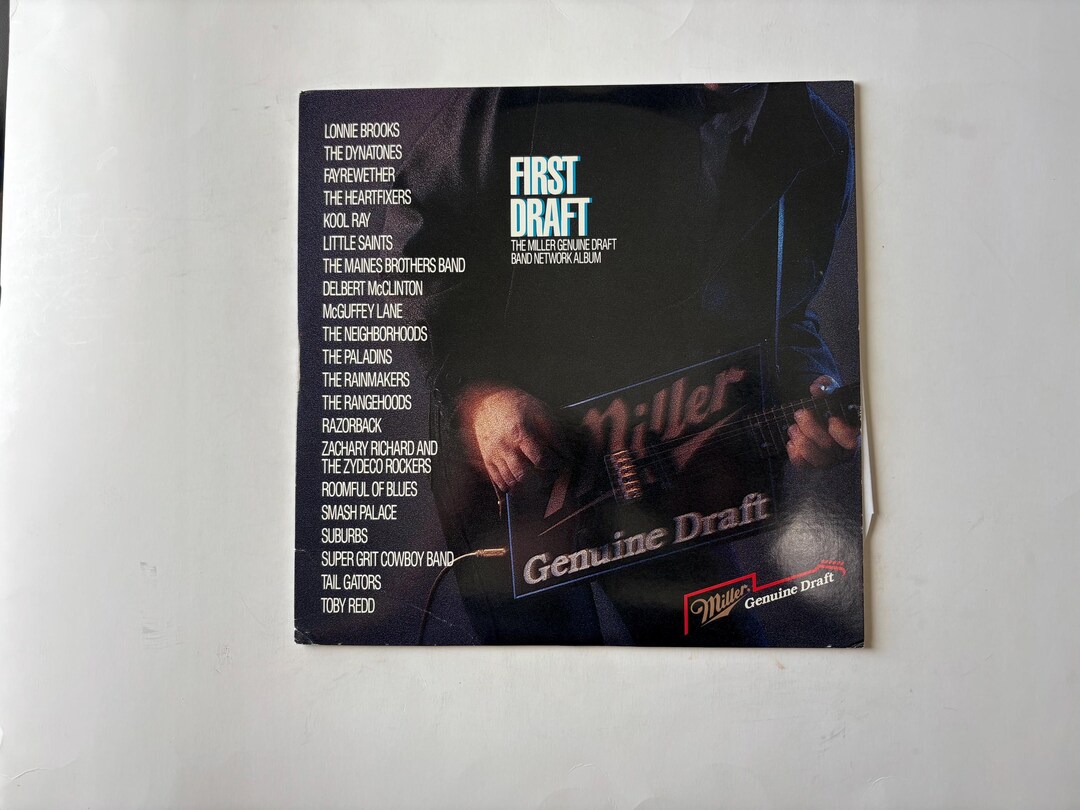 Miller Genuine Draft Band Network Album: 1987 Vinyl Record LP - Etsy