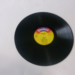 Walt Disney Mickey Mouse Disco Vinyl Record LP 2504 Disneyland Records ...
