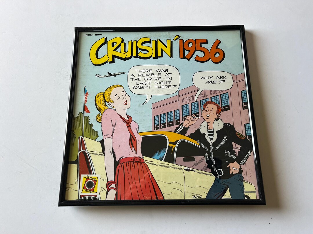 Cruisin' 1956 Framed Vinyl Record LP - Increase Records - Etsy