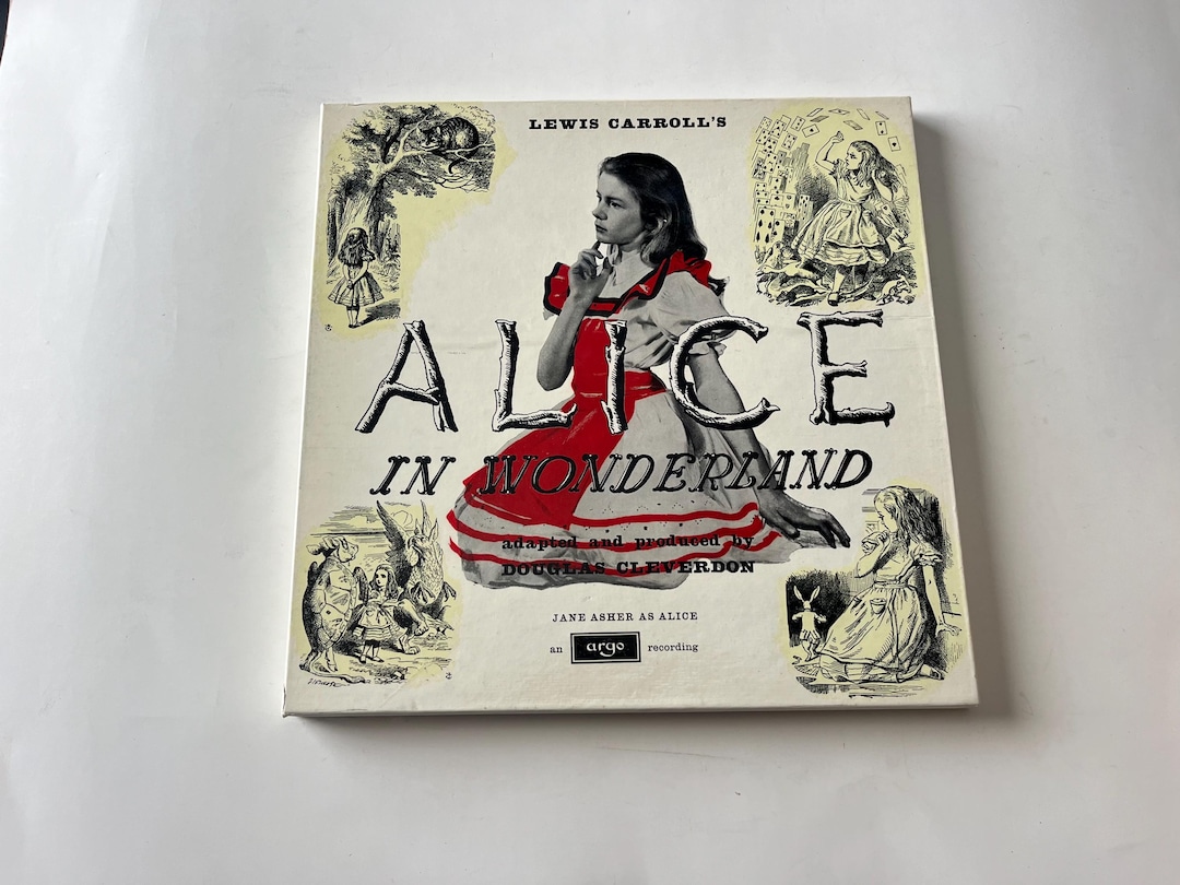 Alice in Wonderland Vinyl Record LP - 1958 Argo Records Box Set - Etsy