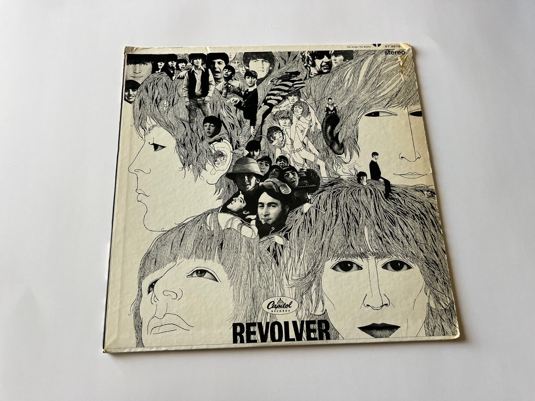 Vintage Records the Beatles Revolver Vinyl Record LP ST-2576 green ...