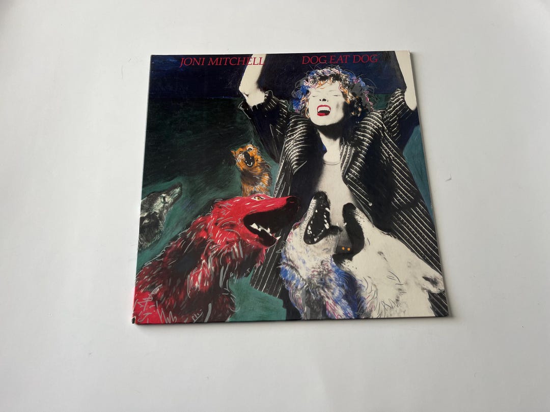 Joni Mitchell - Dog Eat Dog Vinyl Record LP - 1985 Geffen Records - Etsy