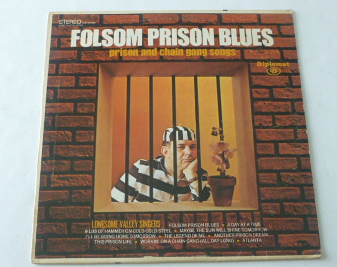 Folsom Prison Blues Prison and Chain Gang Songs Vinyl Record LP DS 2456 ...