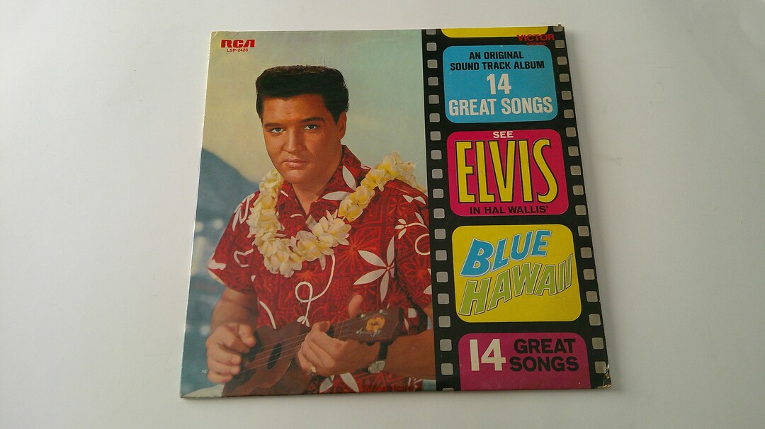 Elvis Presley Blue Hawaii Vinyl Record LP LPS-2426 RCA Records 1962 ...