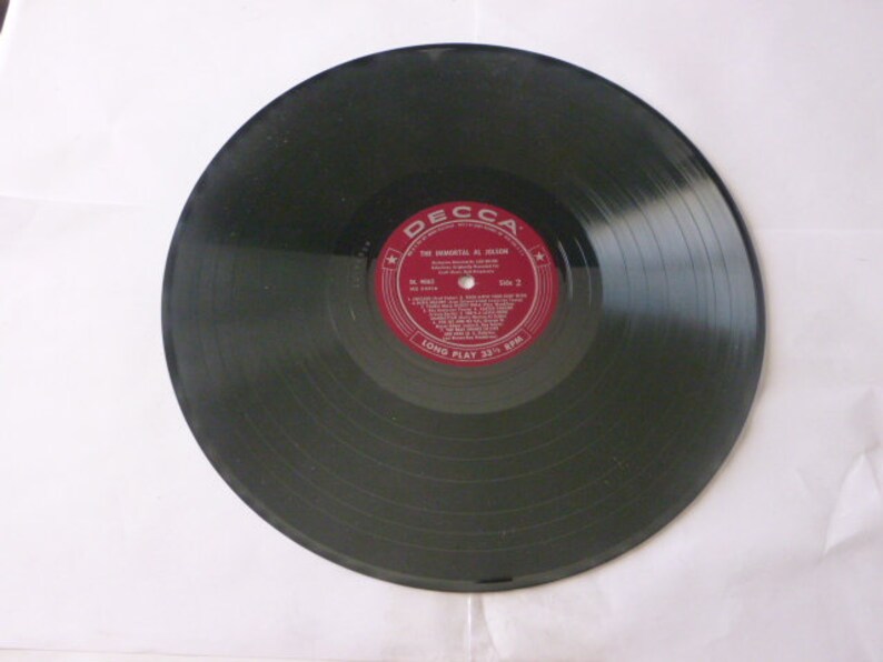 Al Jolson the Immortal Vinyl Record LP DL 9063 Decca Records 1958 - Etsy
