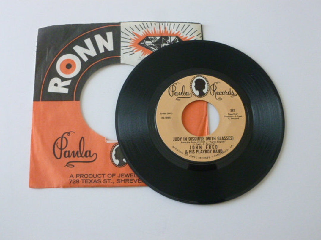 Judy In Disguise With Glasses John Fred & His Playboy Band Vintage 45 ...