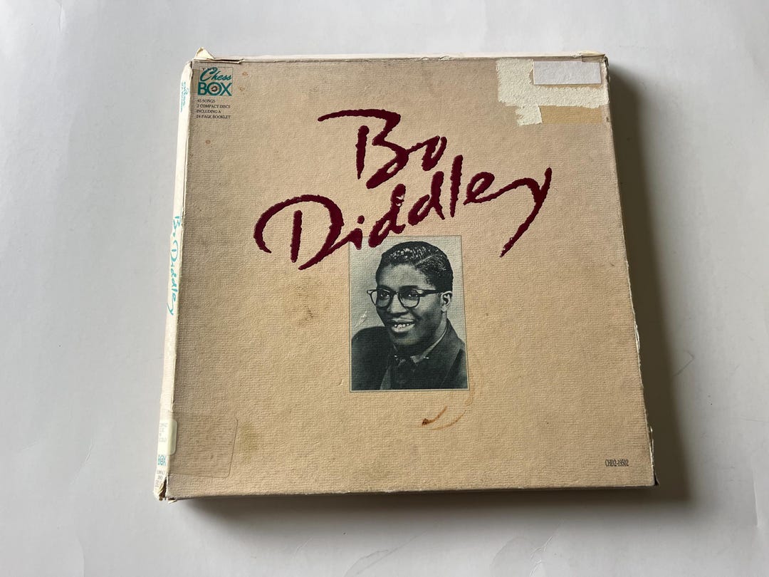 Bo Diddley 45 Songs 2 Compact Discs Including 24 Page Booklet Chess Box ...
