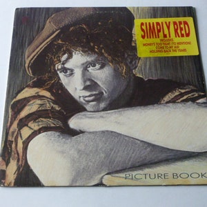 Simply Red Picture Book promo Copy Vinyl Record LP 60452-1 Electra Records 1985 Record Sale - Etsy