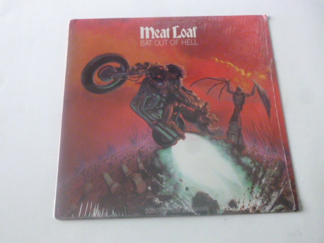 Meat Loaf Bat Out of Hell Vinyl Record LP PE 34974 Epic Records 1977 ...