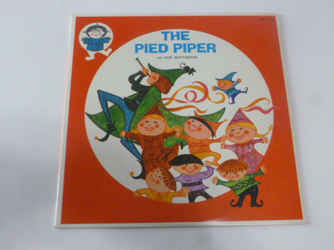 The Pied Piper Children Record LP M-23 Simon Says Records 19 Record ...
