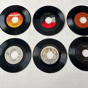 Assorted 70's Artists Lot of 6 Assorted 45rpm 7 Record Sale - Etsy
