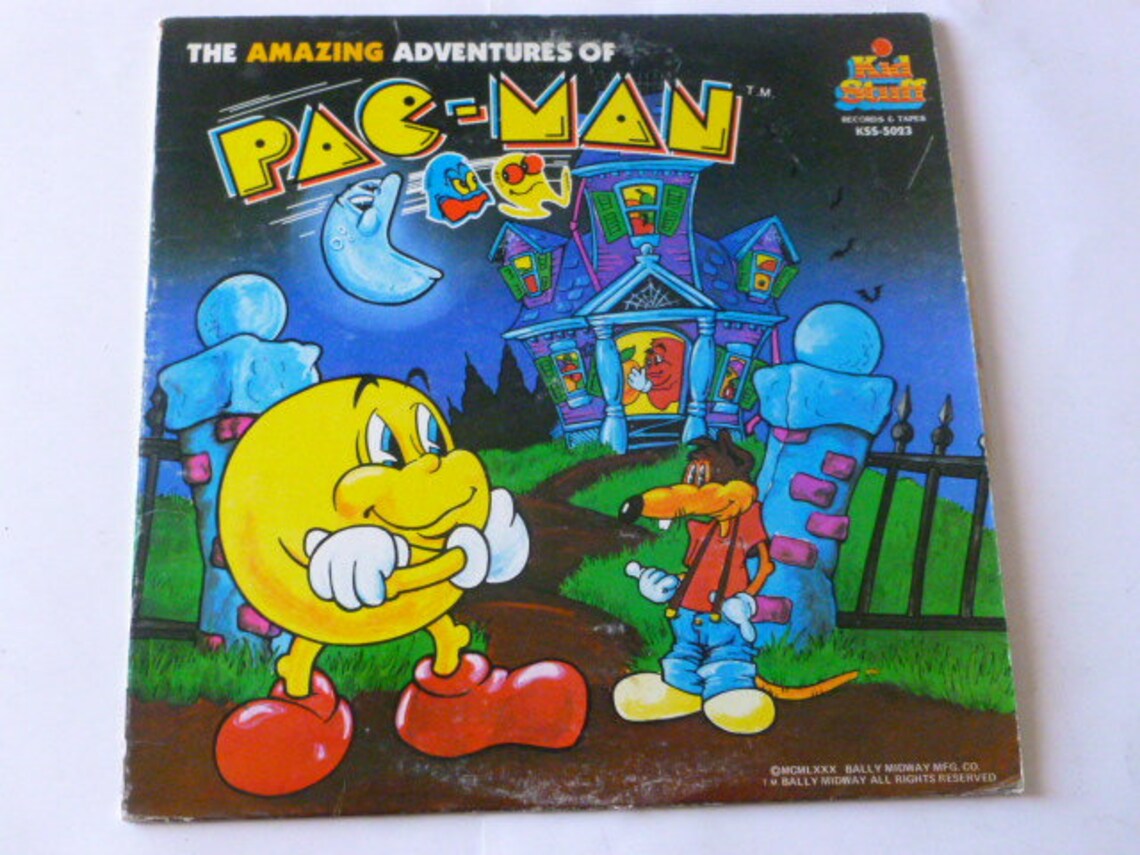 The Amazing Adventures of Pac-man Vinyl Record LP KSS 5023 Kid - Etsy