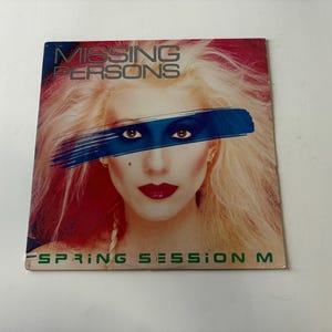 Missing Persons - Spring Session M Vinyl Record LP - 1982 Capital ...